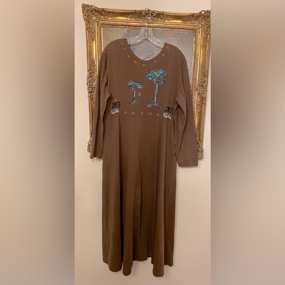 Blue Fish | Dresses | Blue Fish Long Sleeve Brown Dress With Original ...